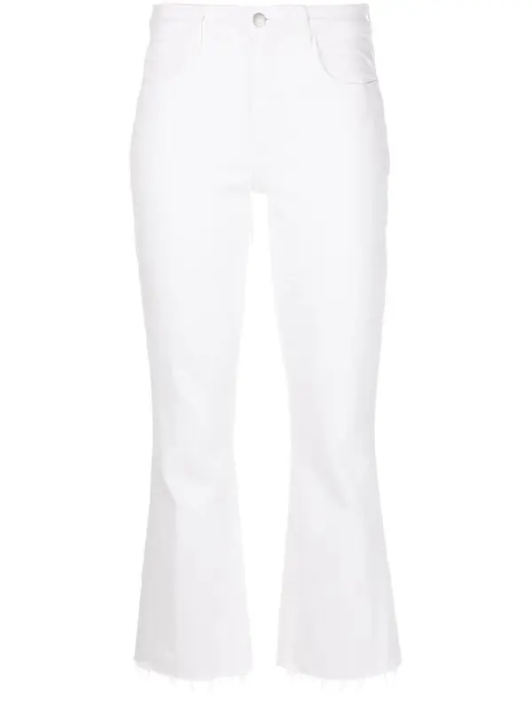 L'Agence High-waisted Cropped Flare Jeans
