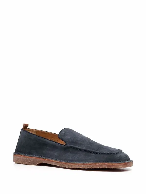 BUTTERO® Round-toe Suede Loafers