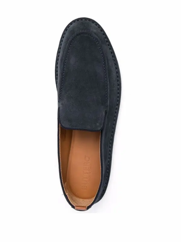 BUTTERO® Round-toe Suede Loafers