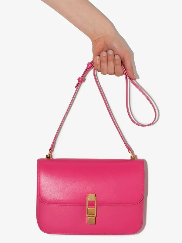 Saint Laurent Carré Leather Shoulder Bag