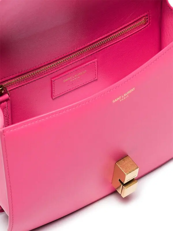 Saint Laurent Carré Leather Shoulder Bag