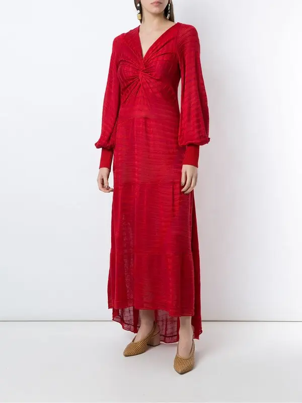 Cecilia Prado Knit Neiza Long Dress In Red - 68% Off | Editorialist