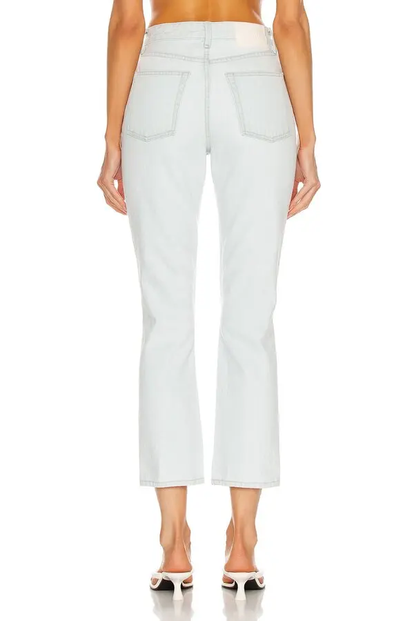 GRLFRND Karolina High-rise Straight Crop Jeans