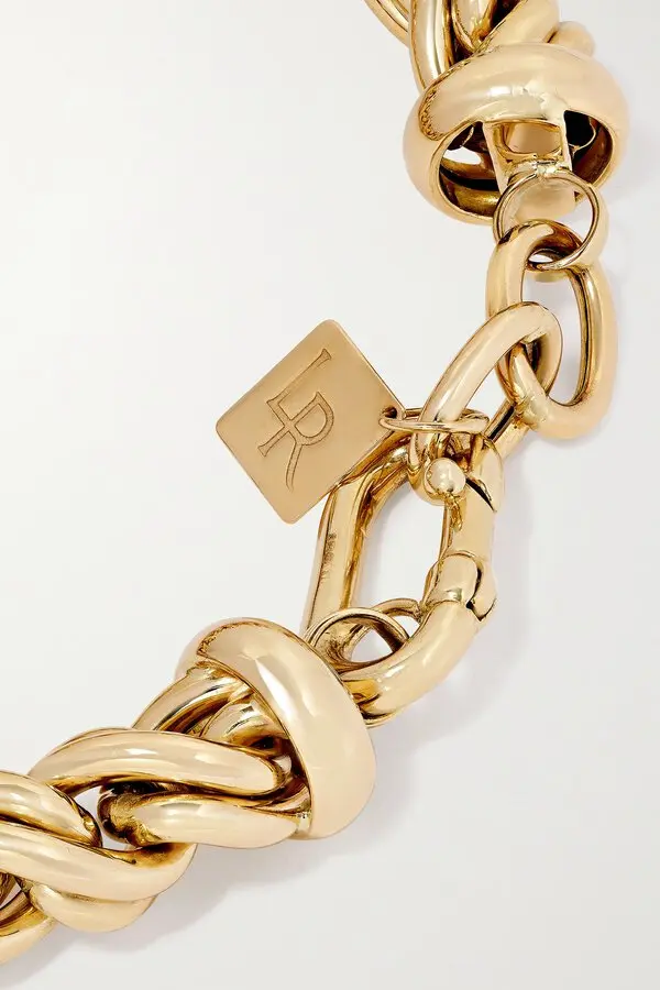 Lauren Rubinski Medium 14-karat Link Bracelet