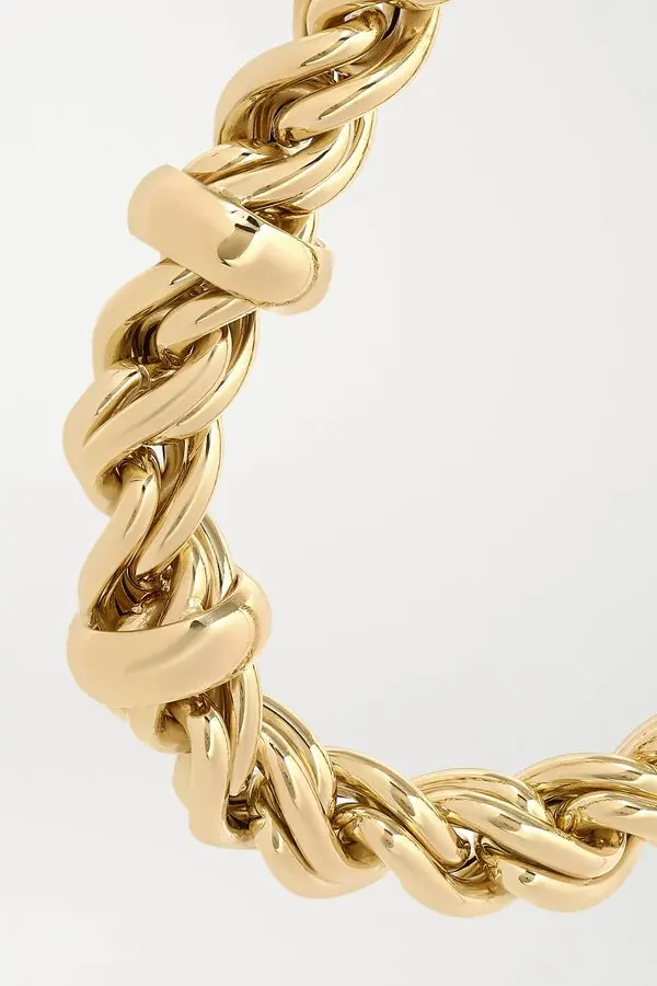 Lauren Rubinski Medium 14-karat Link Bracelet