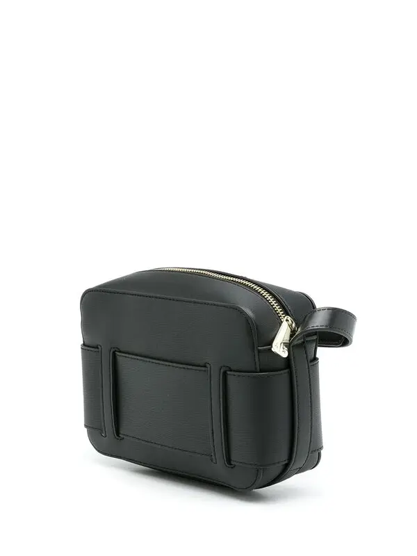 Armani Exchange Logo-plaque Crossbody Bag - Black