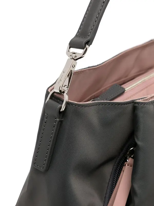 AGNES B. Detachable-strap Shoulder Bag - Grey