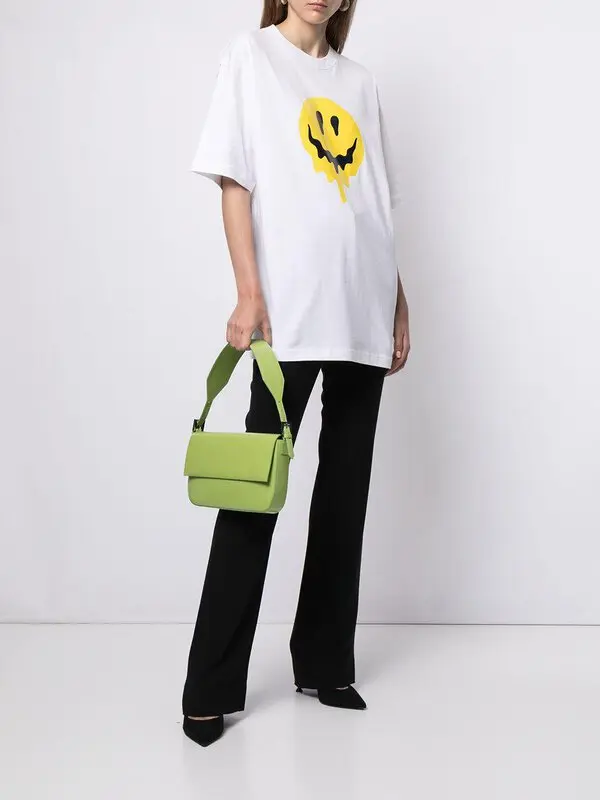 Balenciaga Smiey-print Oversized T-shirt
