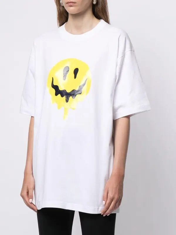 Balenciaga Smiey-print Oversized T-shirt