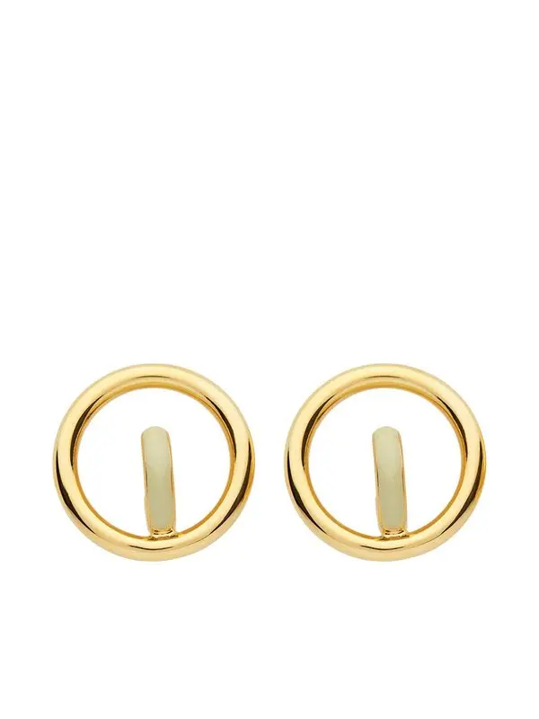 Charlotte Chesnais Saturn Blow Earrings - Gold