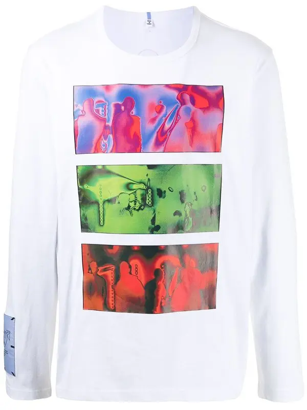 Alexander McQueen Fa5 Dance Long-sleeved T-shirt - White