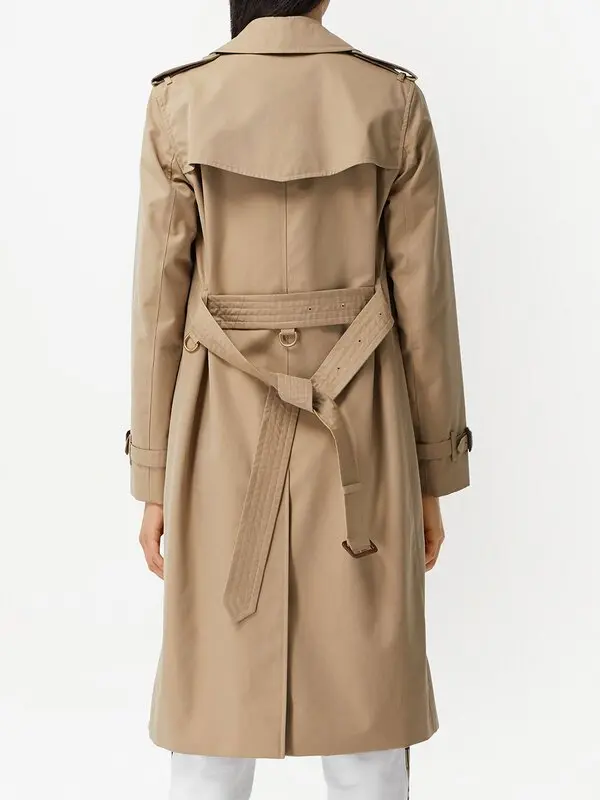 Burberry Kensington Heritage Long Trench Coat - Brown