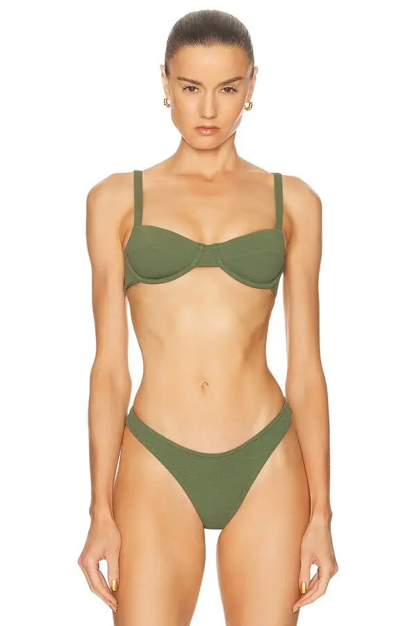 Matteau Balconette Bikini Top - Safari Crinkle