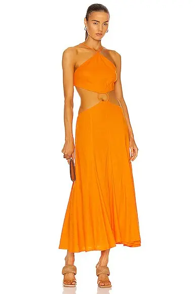 Cult Gaia Nadeesha Dress In Orange