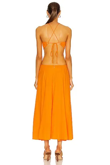 Cult Gaia Nadeesha Dress In Orange