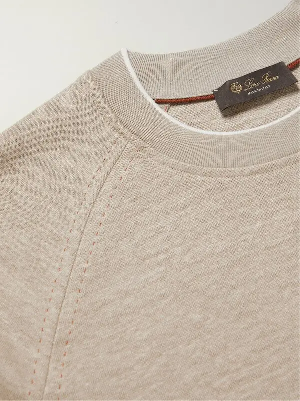 Loro Piana Drysdale Linen-blend Jersey Sweatshirt