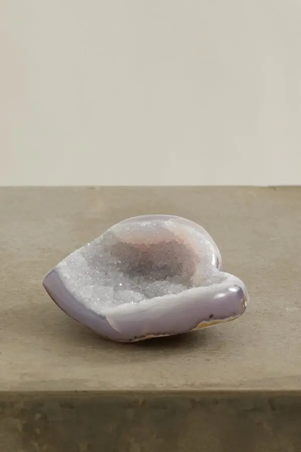 JIA JIA HOME Large Druzy Agate Heart