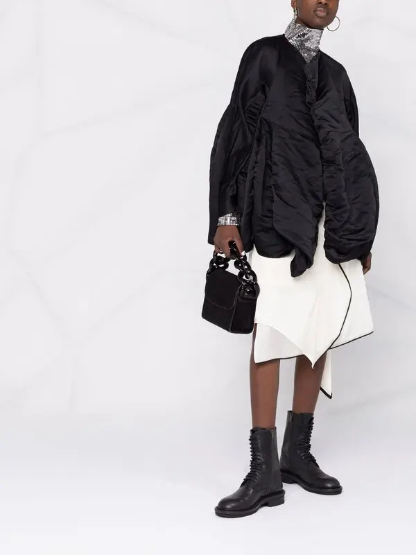 Comme Des Garçons Oversize Crease-effect Jacket