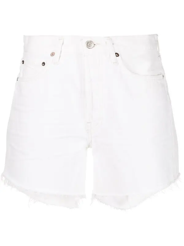 AGOLDE Parker High-waisted Denim Shorts