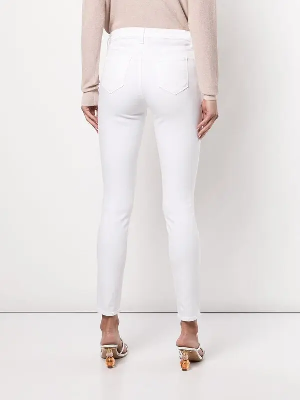 L'Agence Marguerite Skinny Jeans - White