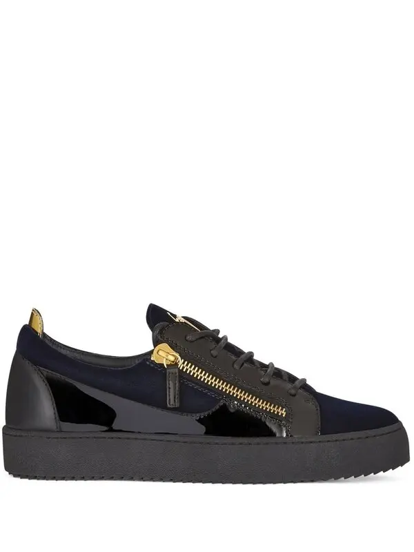 GIUSEPPE ZANOTTI Frankie Double-zip Low-top Sneakers