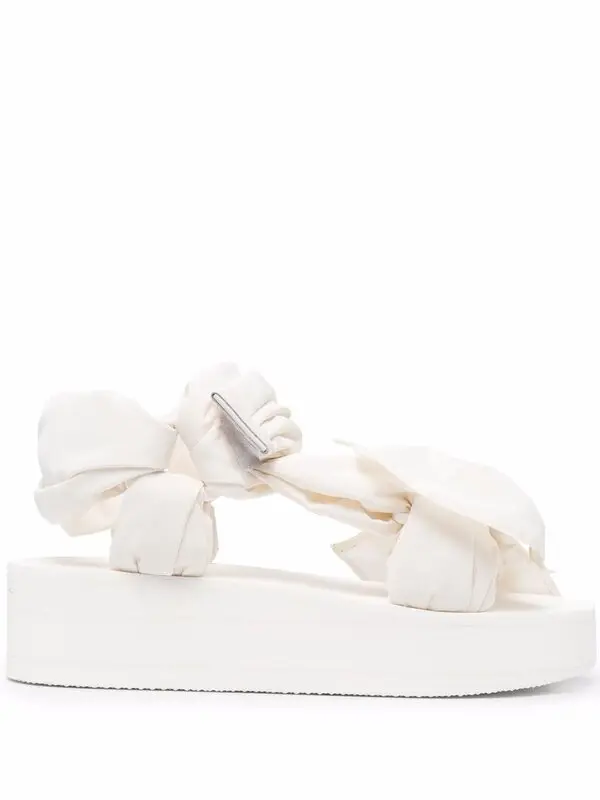 Red Valentino Bow-detail Flatform Sandals