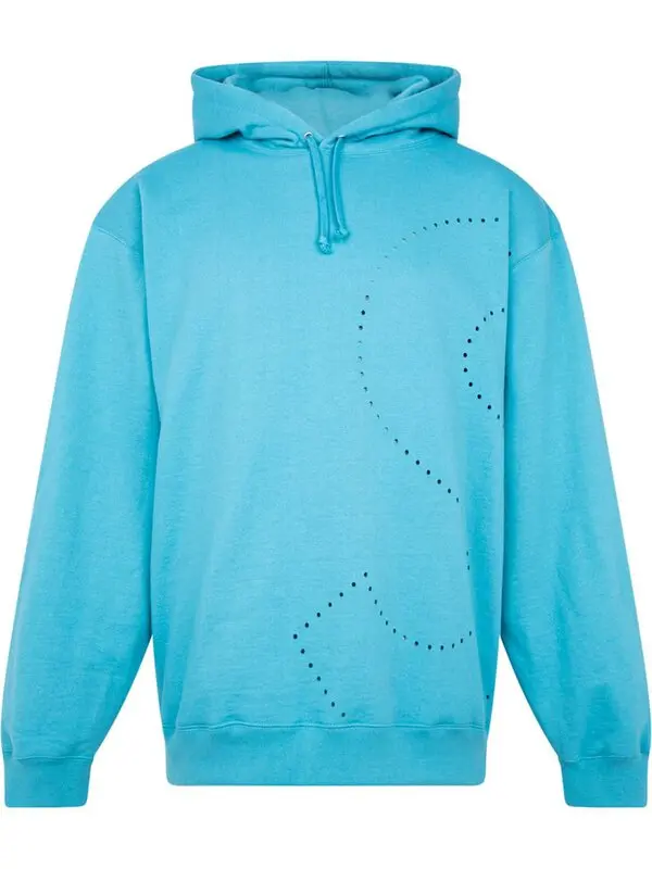 Supreme Laser Cut 's' Logo Hoodie - Blue
