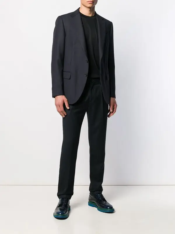 Canali Slim Fit T-shirt - Black