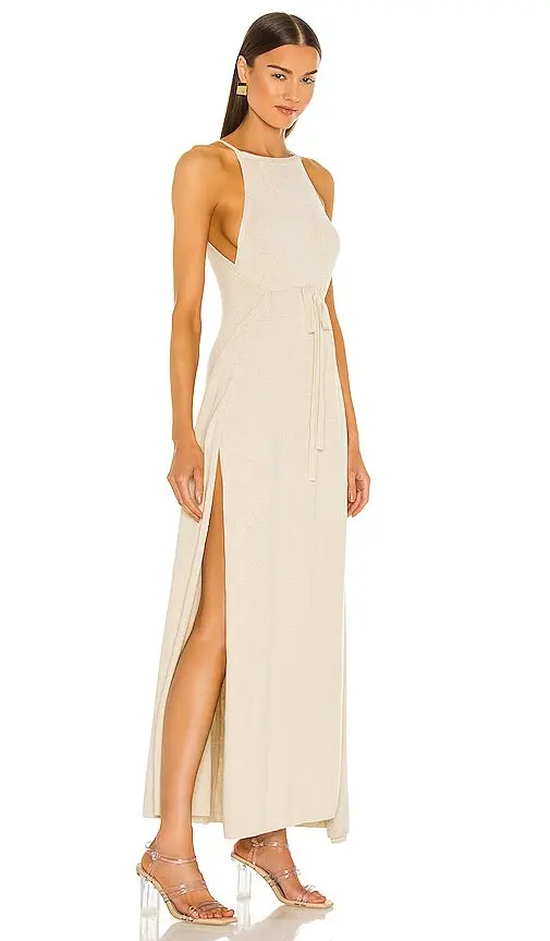 Cult Gaia Remi Knit Dress In Beige