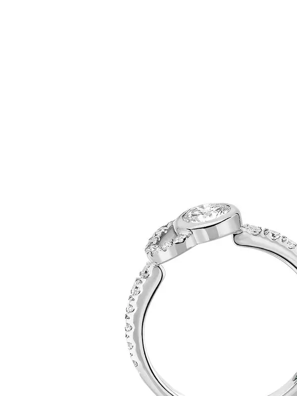 COURBET 18kt Recycled White Gold Diamond Ring