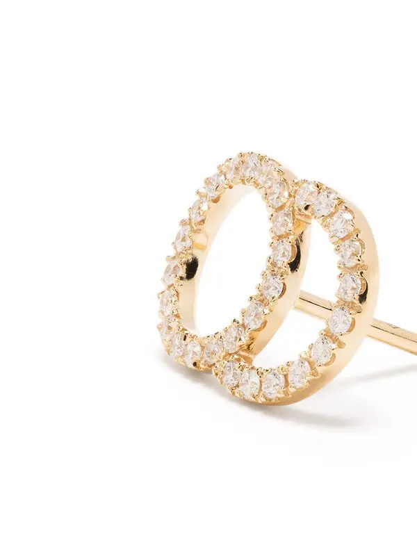COURBET 18kt Recycled Yellow Celeste Diamond Stud Earrings - Gold
