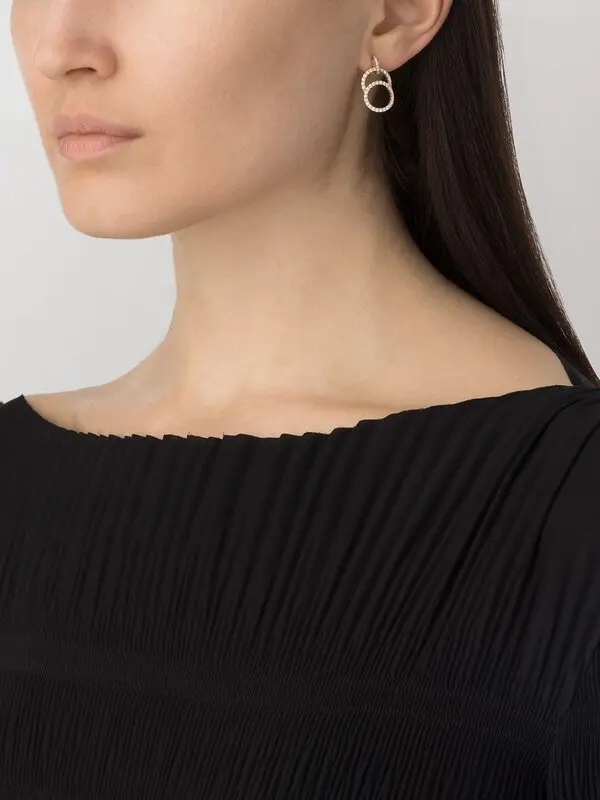 COURBET 18kt Recycled Yellow Celeste Diamond Earrings - Gold