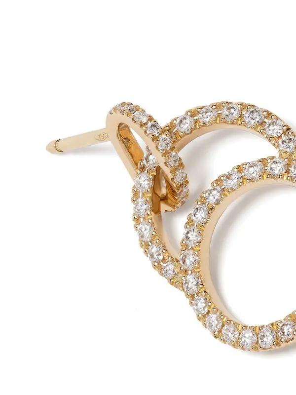 COURBET 18kt Recycled Yellow Celeste Diamond Earrings - Gold