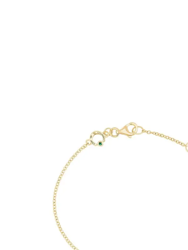 COURBET 18kt Recycled Yellow Laboratory-grown Diamond Chain Bracelet - Gold