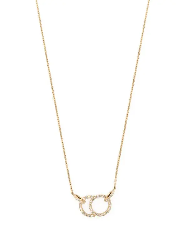 COURBET 18kt Recycled Yellow Diamond Pendant Necklace - Gold