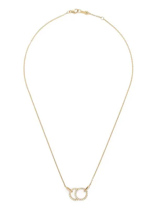 COURBET 18kt Recycled Yellow Diamond Pendant Necklace