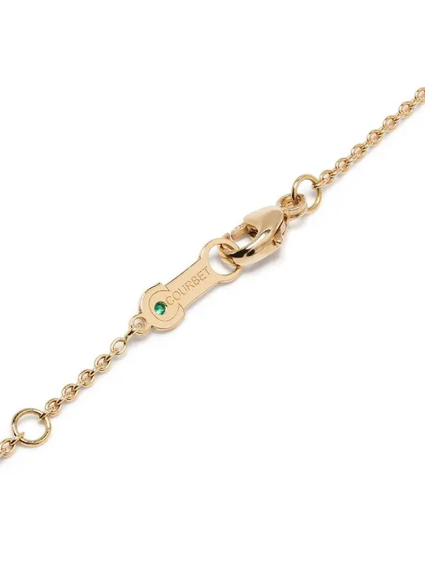 COURBET 18kt Recycled Yellow Diamond Pendant Necklace