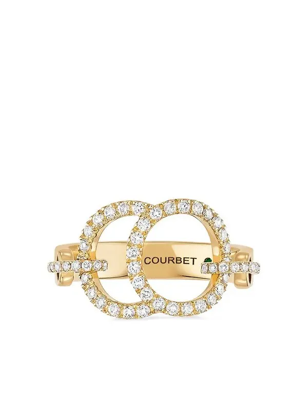 COURBET 18kt Recycled Yellow Celeste Laboratory-grown Diamond Ring - Gold