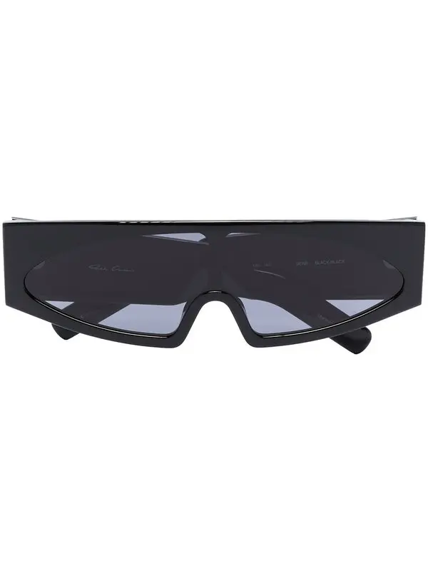 Rick Owens Tecuatl Rectangular Frame Sunglasses