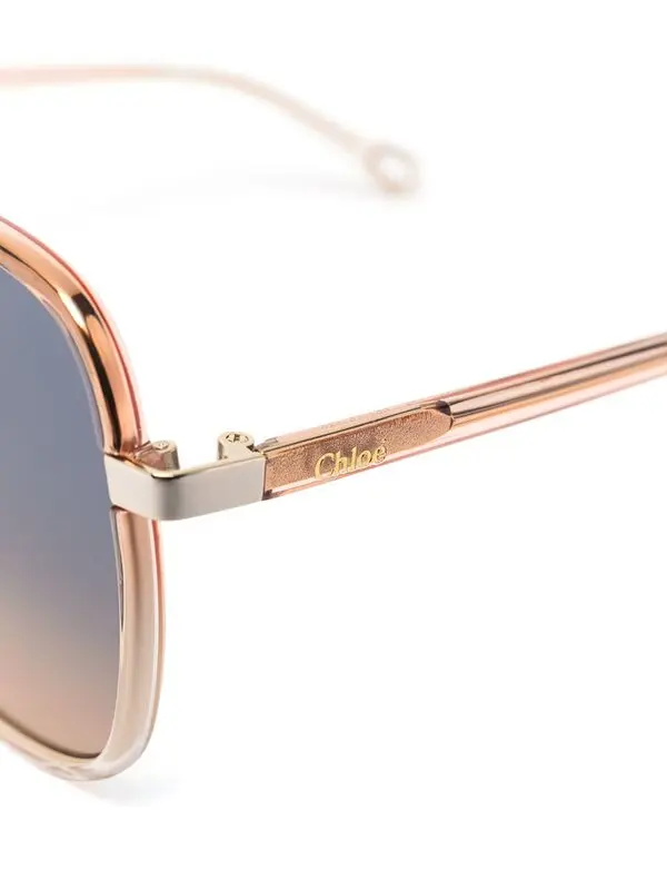 Chloé Franky Square Frame Sunglasses