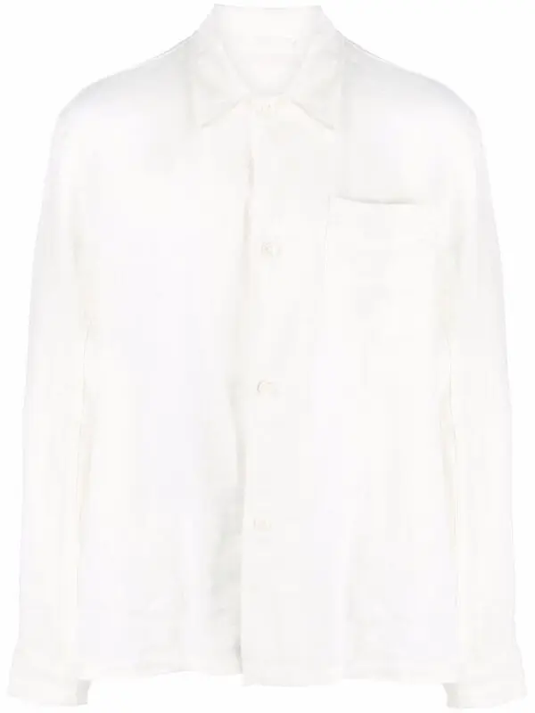 Our Legacy Long-sleeved Linen Shirt