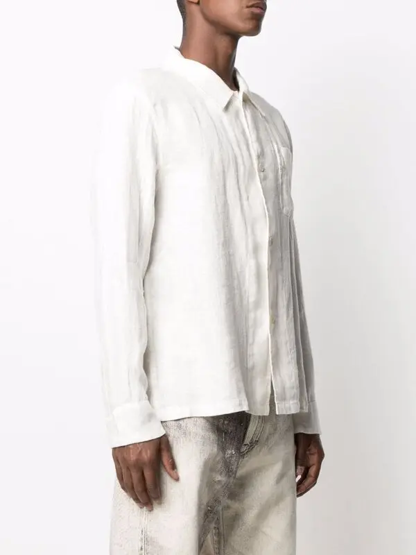 Our Legacy Long-sleeved Linen Shirt