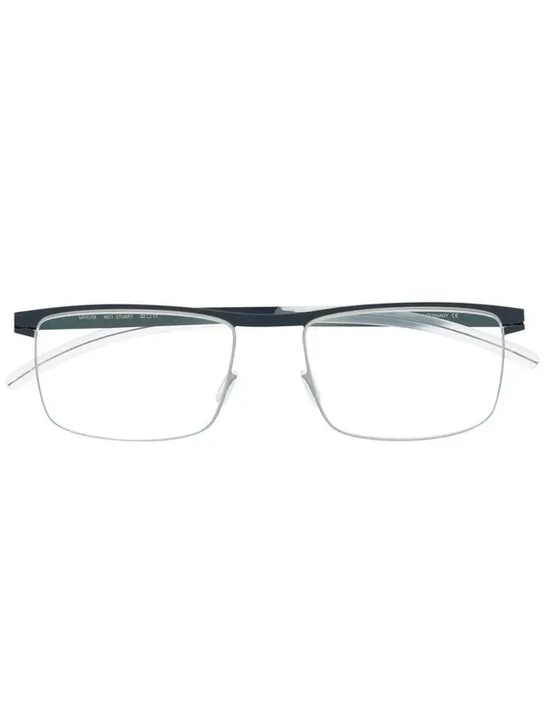 Mykita Stuart Rectangle-frame Glasses - Blue