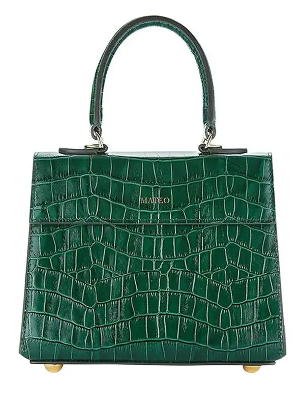 Mateo Elizabeth Croc-effect Tote