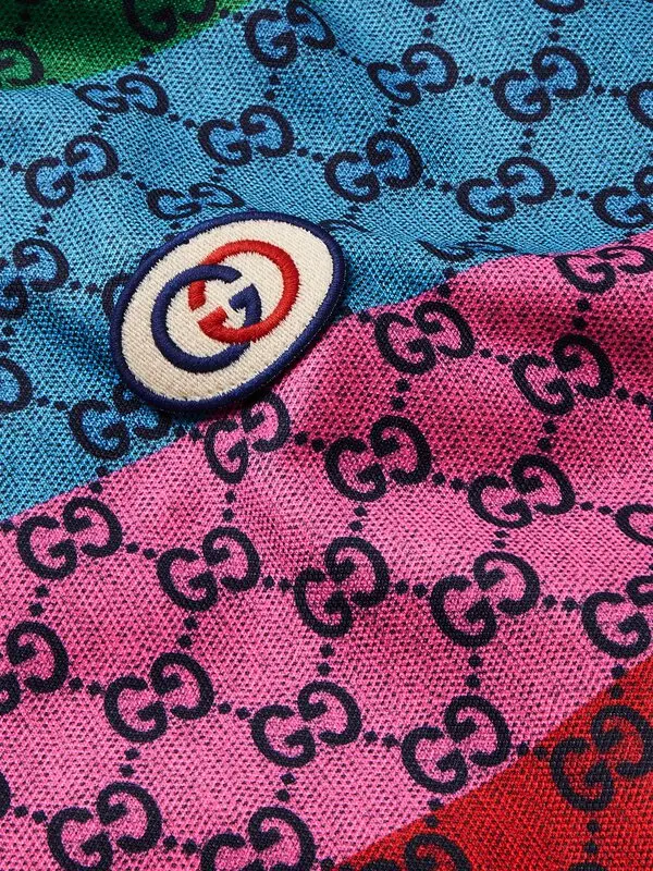 Gucci Striped Logo-Print Tech-Jersey Track Jacket - Multi