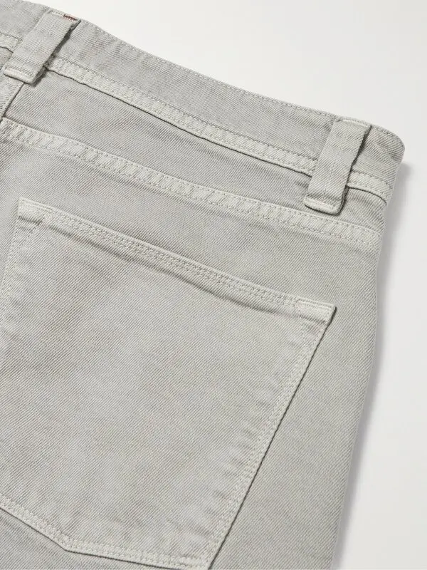 Loro Piana Slim-fit Stretch-denim Jeans - Gray