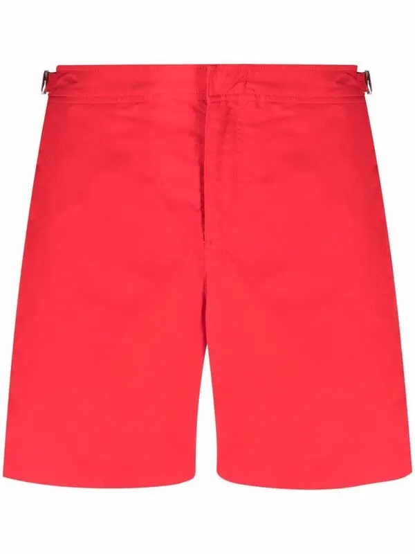Orlebar Brown Bulldog Mid-length Swim Shorts - Red