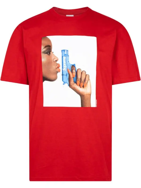 Supreme Water Pistol T-Shirt - Red | Editorialist