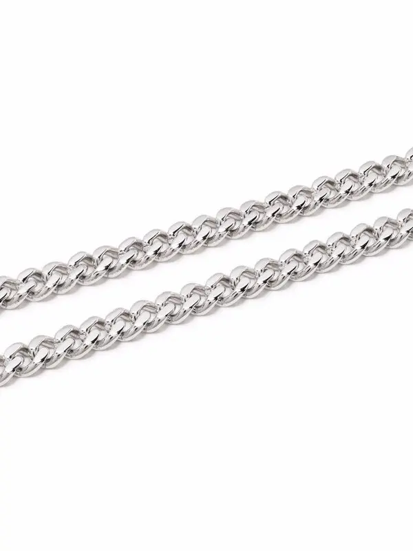 Shay 18kt White Gold Diamond Curb Chain Choker