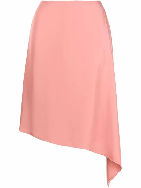 Theory Asymmetric Hem Midi Skirt